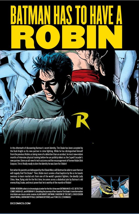Robin volume 1: Reborn – Now Read This!
