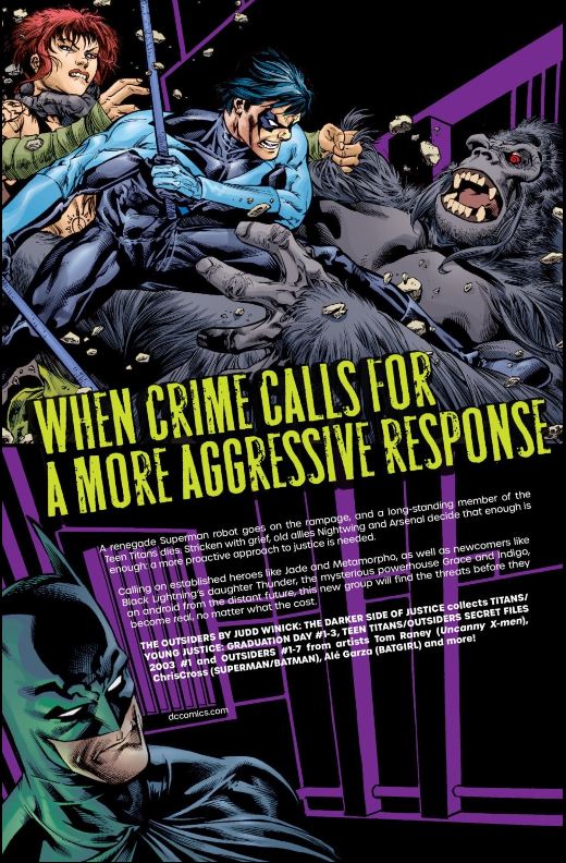 Outsiders by Judd Winick volume 1: The Darker Side of Justice – Now ...