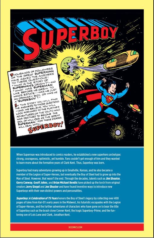 Superboy: A Celebration of 75 Years – Now Read This!