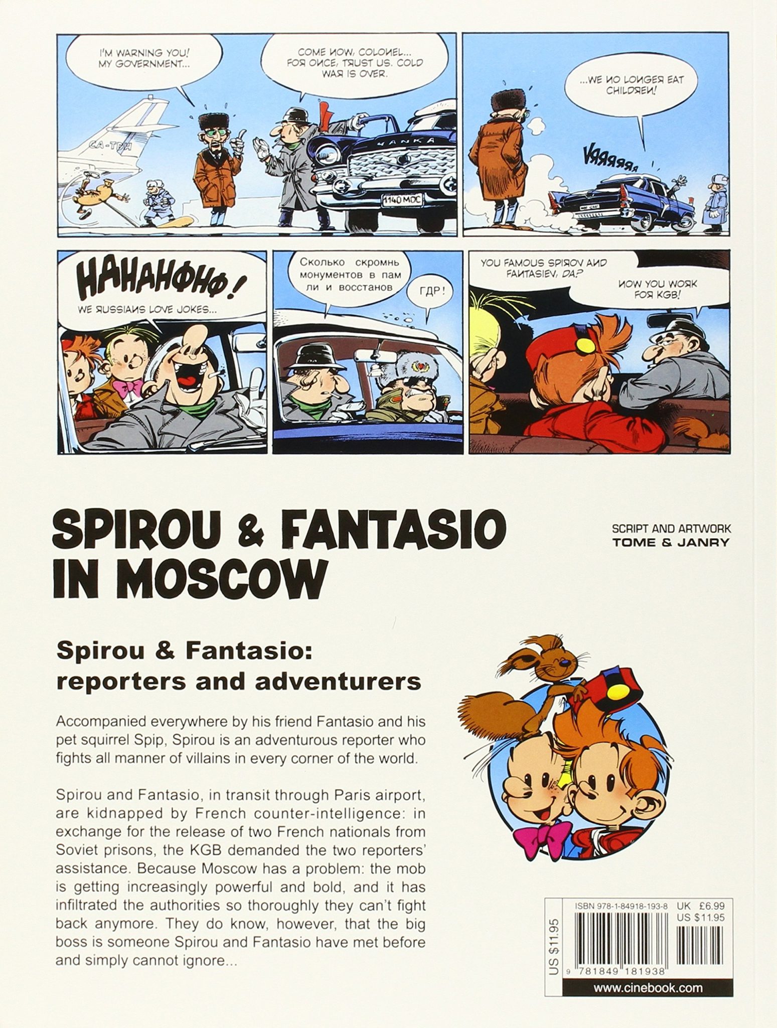 Spirou & Fantasio in Moscow (volume 6) – Now Read This!