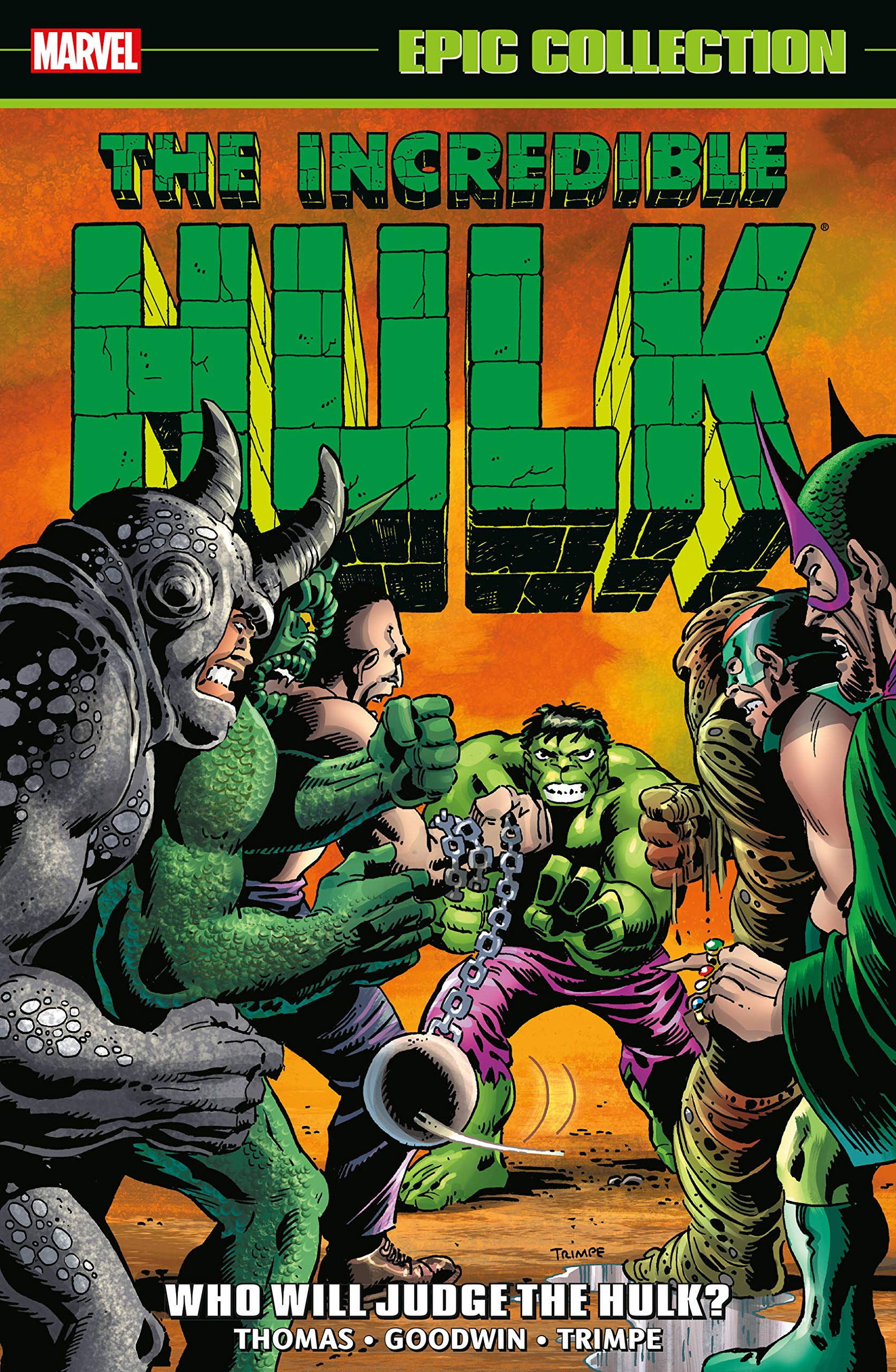 Incredible Hulk Epic Collection volume 5: Who Will Judge the Hulk? 1971 ...