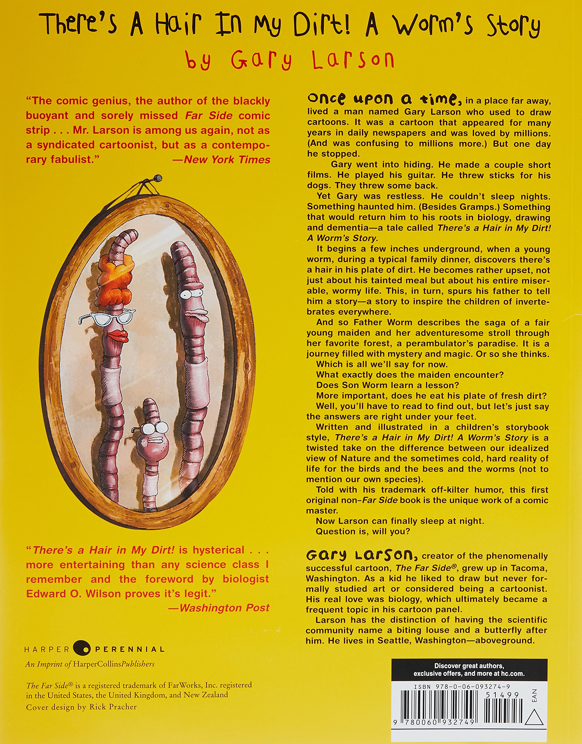 There’s a HAIR in My Dirt! â€“ A Worm’s Story – Now Read This!