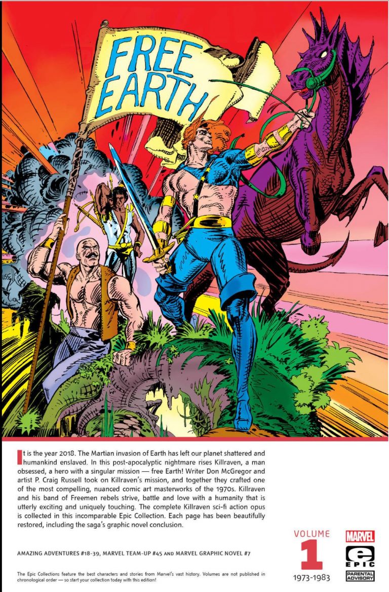 Killraven Epic Collection: Warrior of the Worlds 1973-1983 – Now Read This!