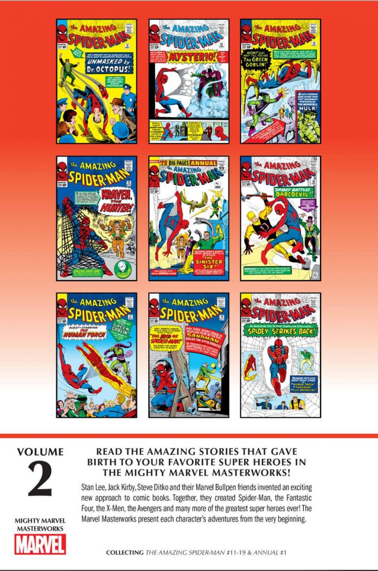 Mighty Marvel Masterworks Spider-Man volume 2: The Sinister Six – Now ...