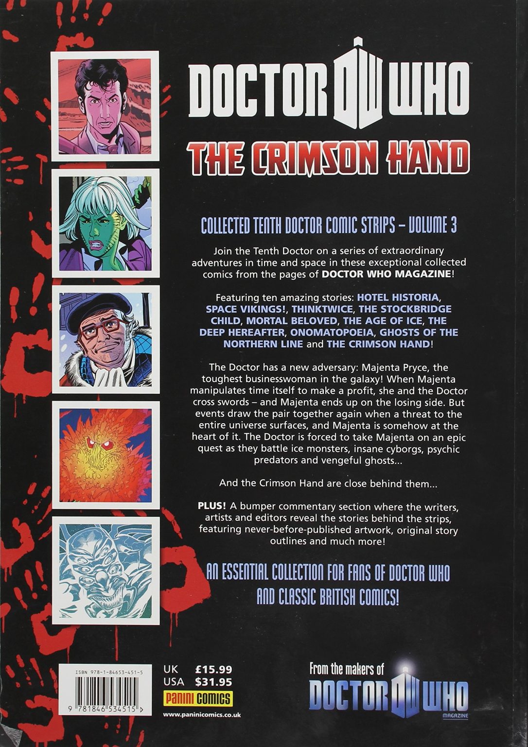 Doctor Who Graphic Novels volume 13: The Crimson Hand – Now Read This!