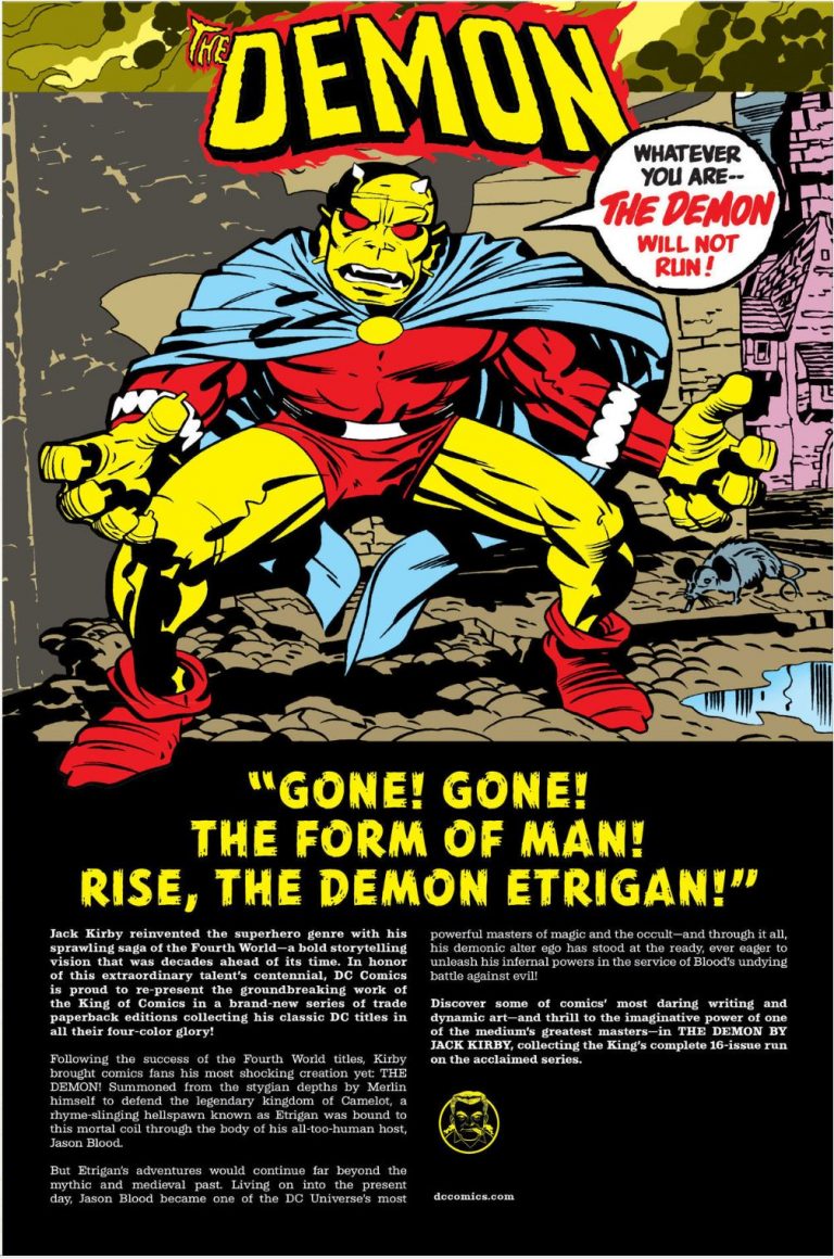 The Demon by Jack Kirby – Now Read This!