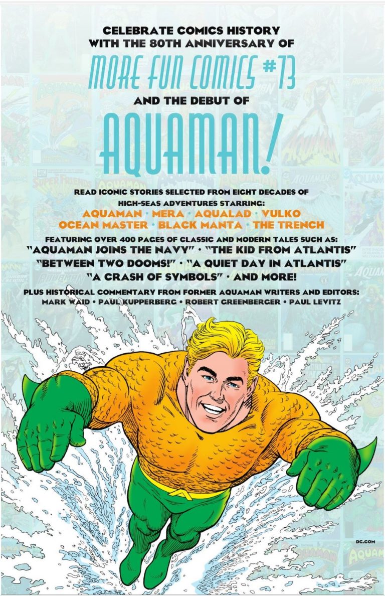 Aquaman: 80 Years of the King of the Seven Seas – the Deluxe Edition ...