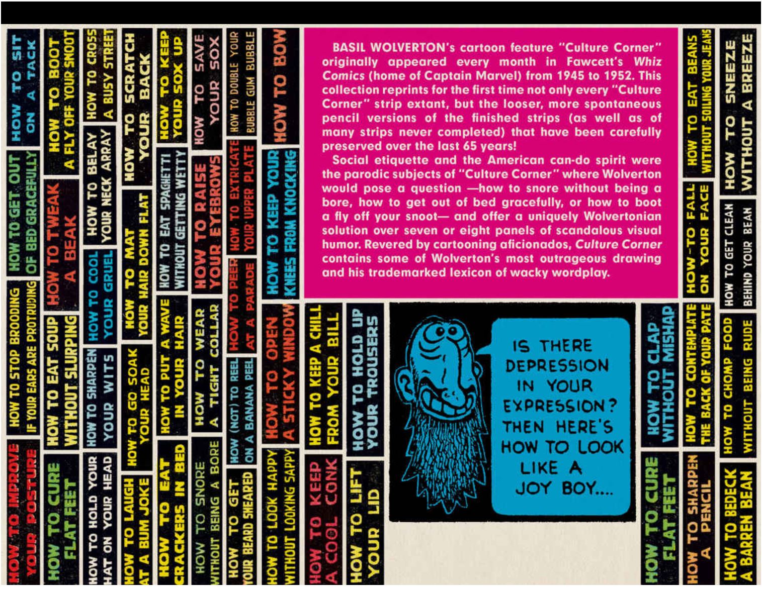 Basil Wolverton’s The Culture Corner – Now Read This!