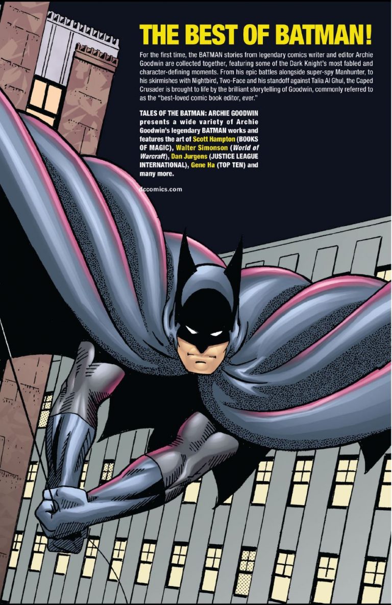 Tales of the Batman: Archie Goodwin – Now Read This!