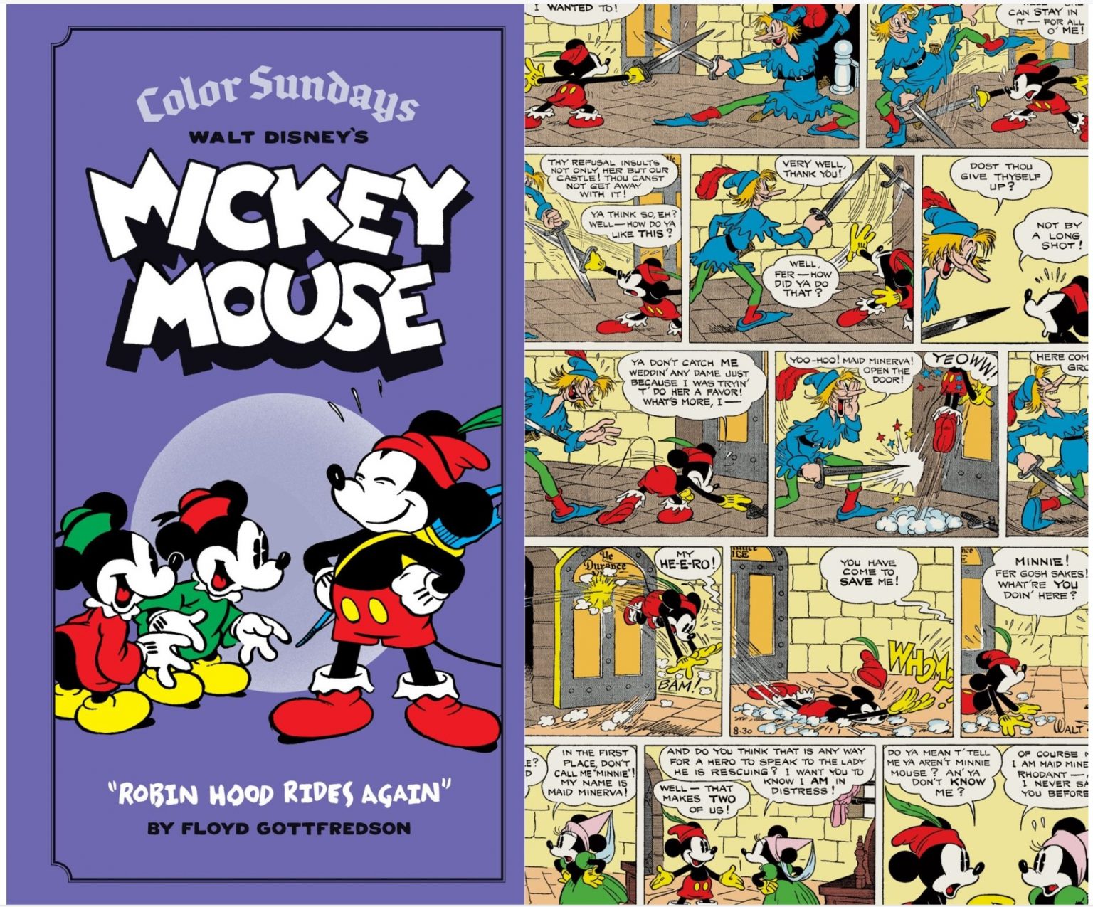 Walt Disney’s Mickey Mouse Color Sundays “Robin Hood Rides Again ...