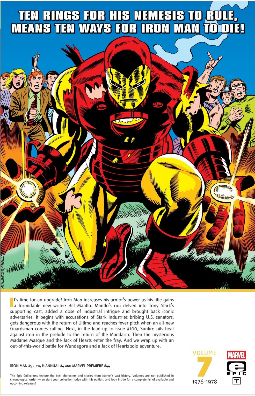 Invincible Iron Man Epic Collection volume 7 (1976-1978): Ten Rings to ...